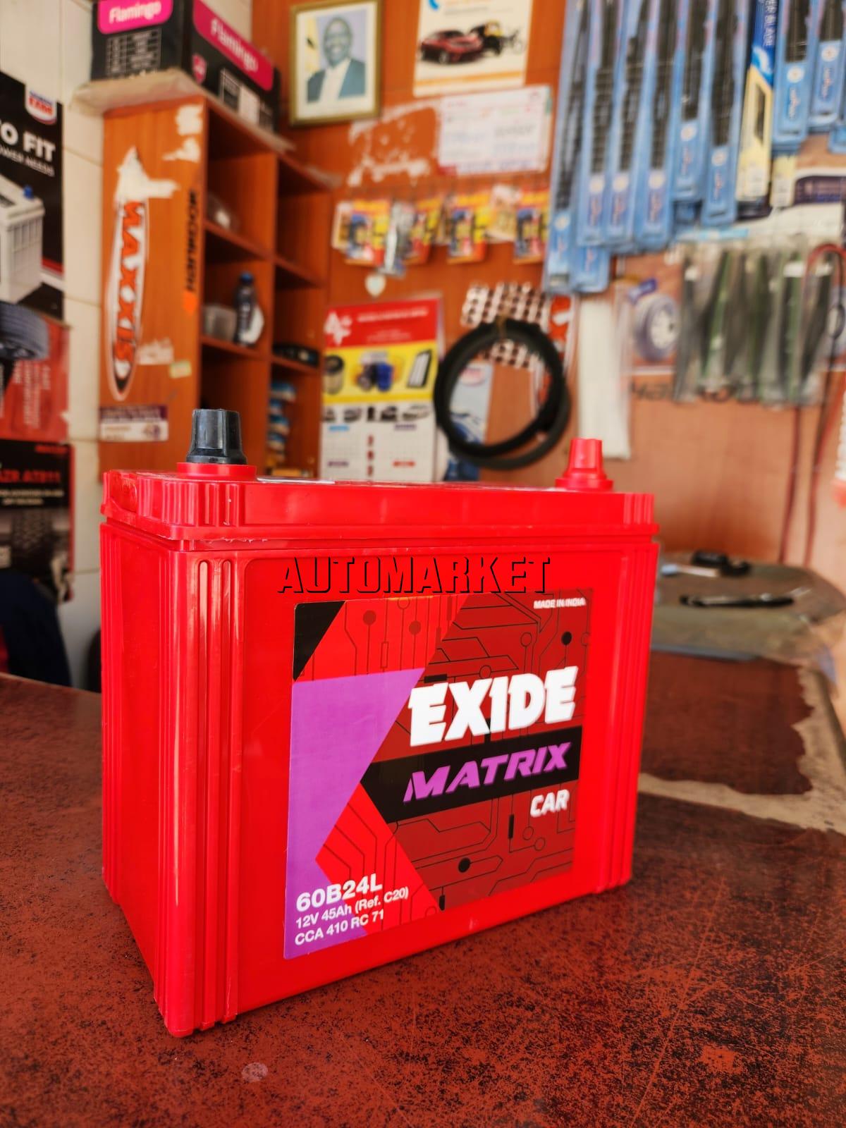 Chloride Exide Matrix 45Ah (045) | Buy Online at Automarket